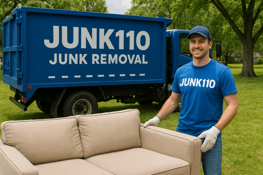 Couch Removal Dallas - JUNK 110 Junk Removal Company