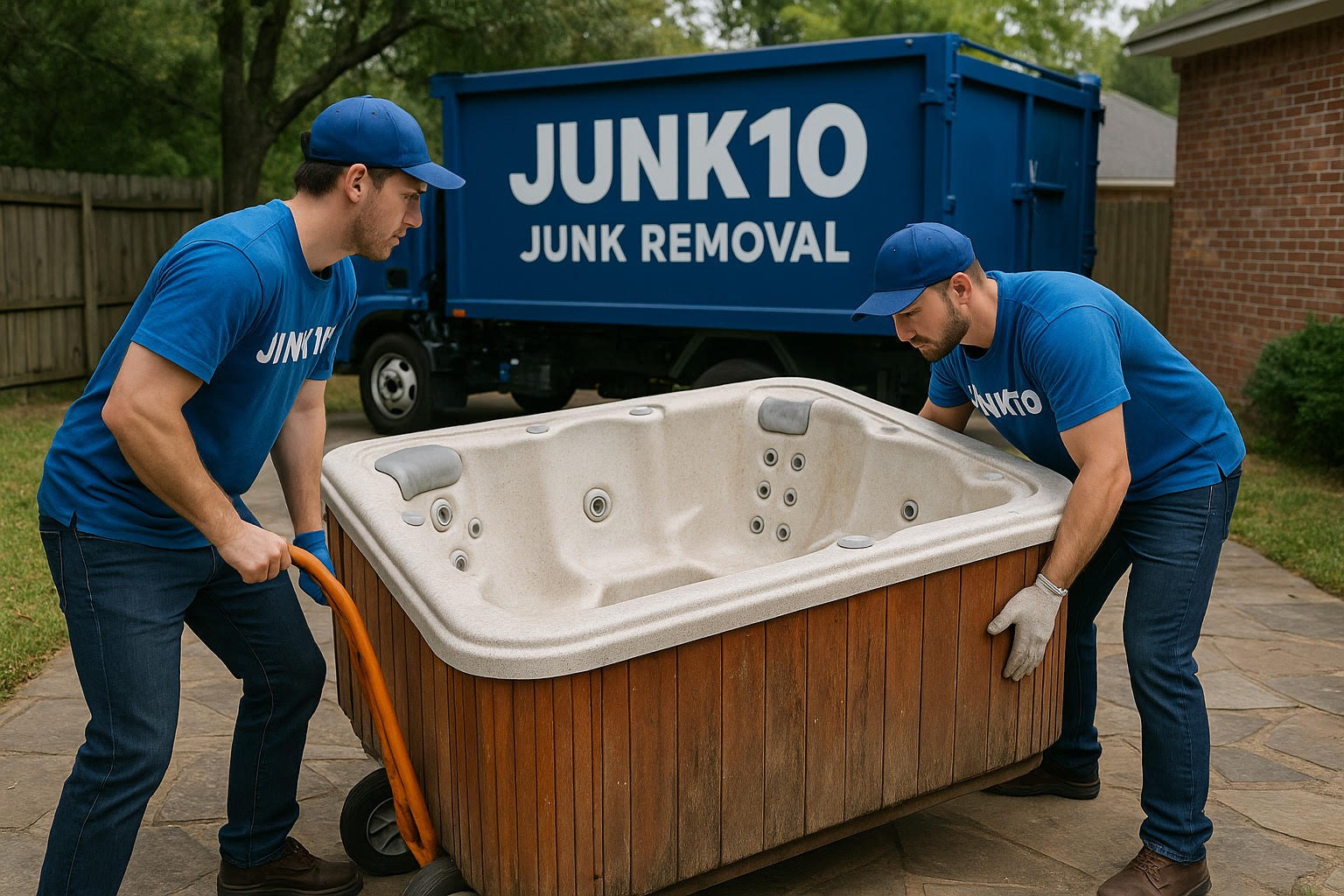 Hot Tub Removal Dallas - JUNK 110 Junk Removal Company